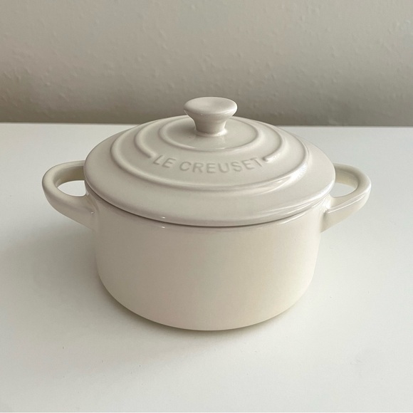 Le Creuset | Other | Brand New Le Creuset Mini Cocette Brioche White ...